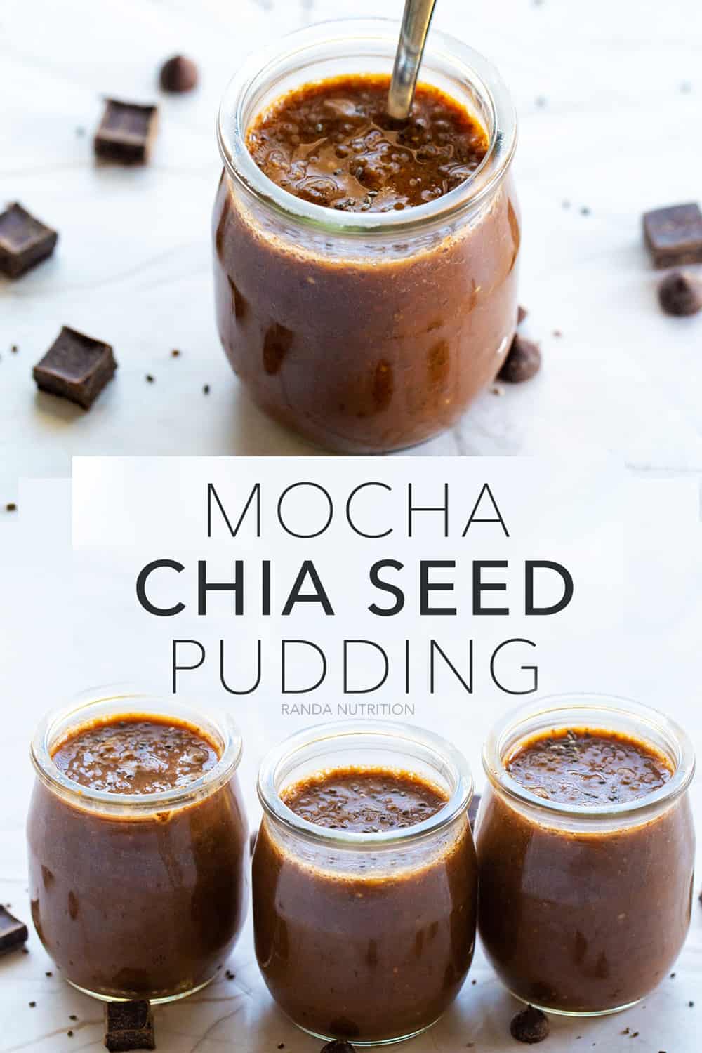 Mocha Chia Seed Pudding | Randa Nutrition