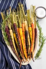 Roasted Rainbow Carrots | Randa Nutrition