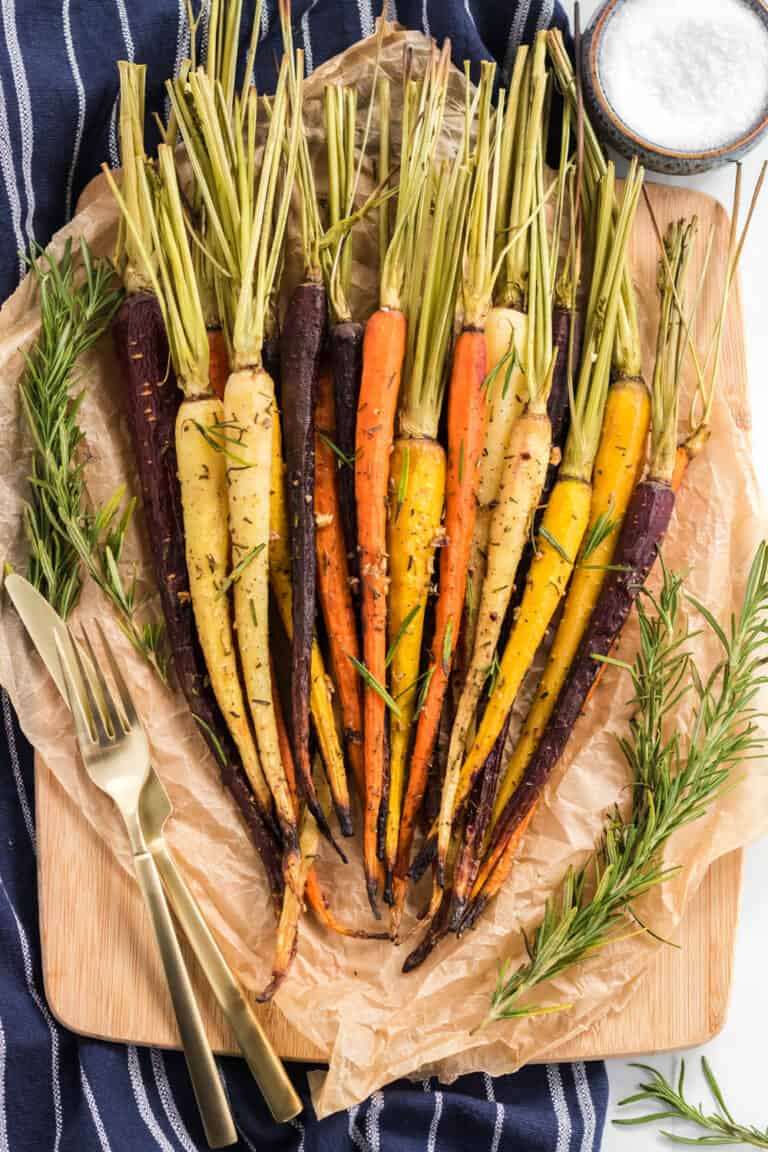Roasted Rainbow Carrots | Randa Nutrition
