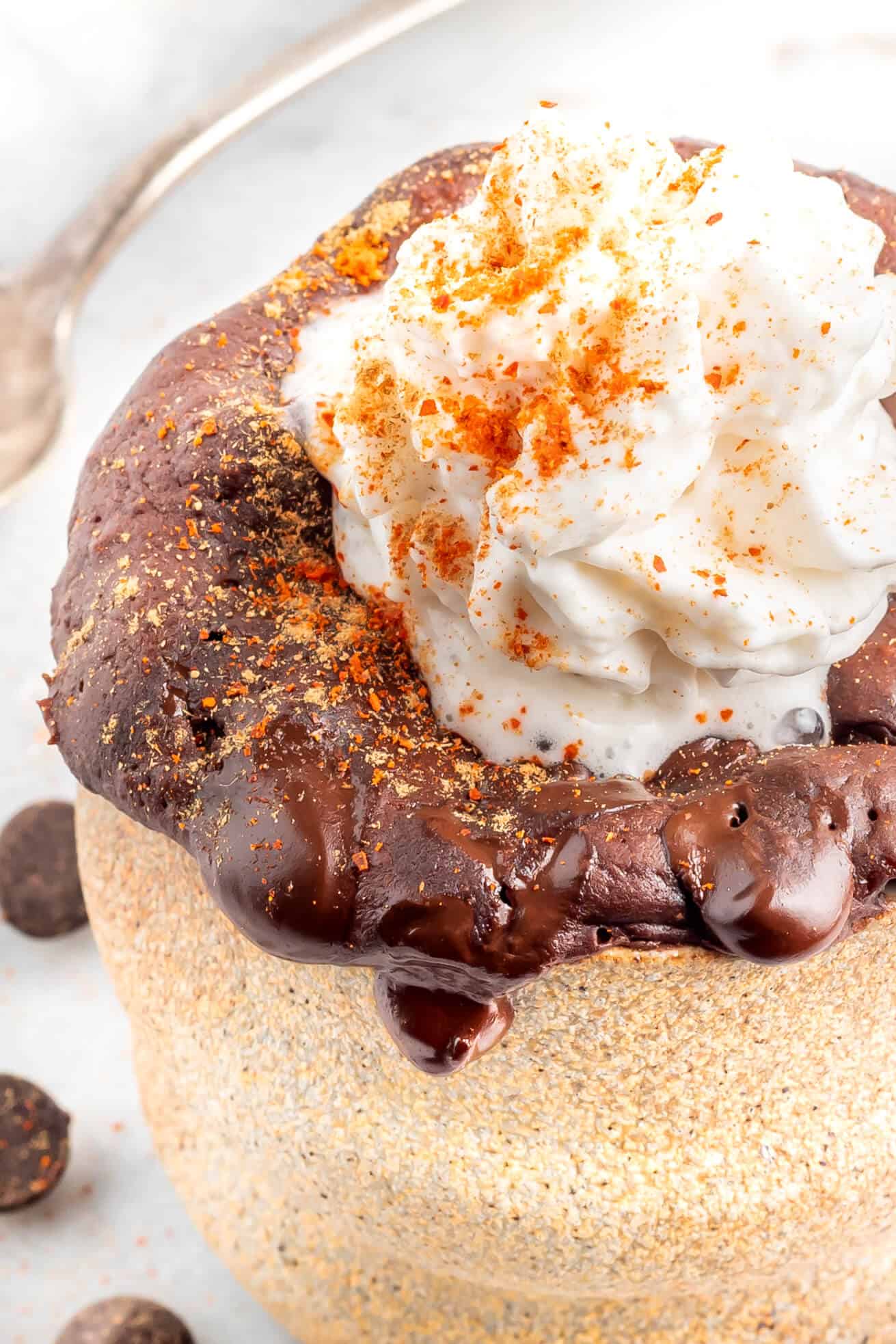 Spicy Chocolate Mug Cake Recipe (Gluten Free) | Randa Nutrition