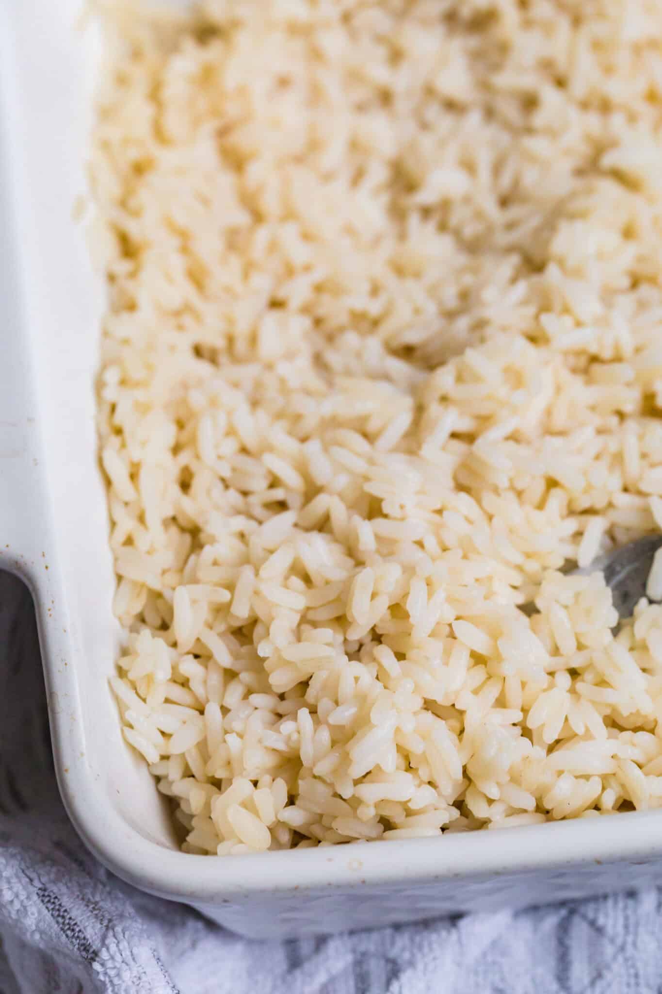 How to Cook Rice In The Oven (White, Brown, or Converted Rice) | Randa ...