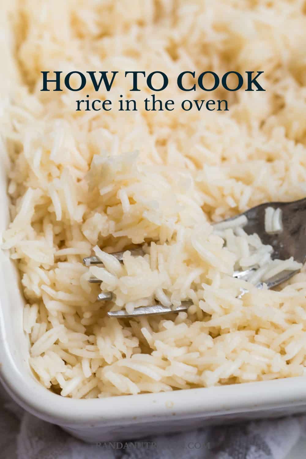 How to Cook Rice In The Oven (White, Brown, or Converted Rice) | Randa ...